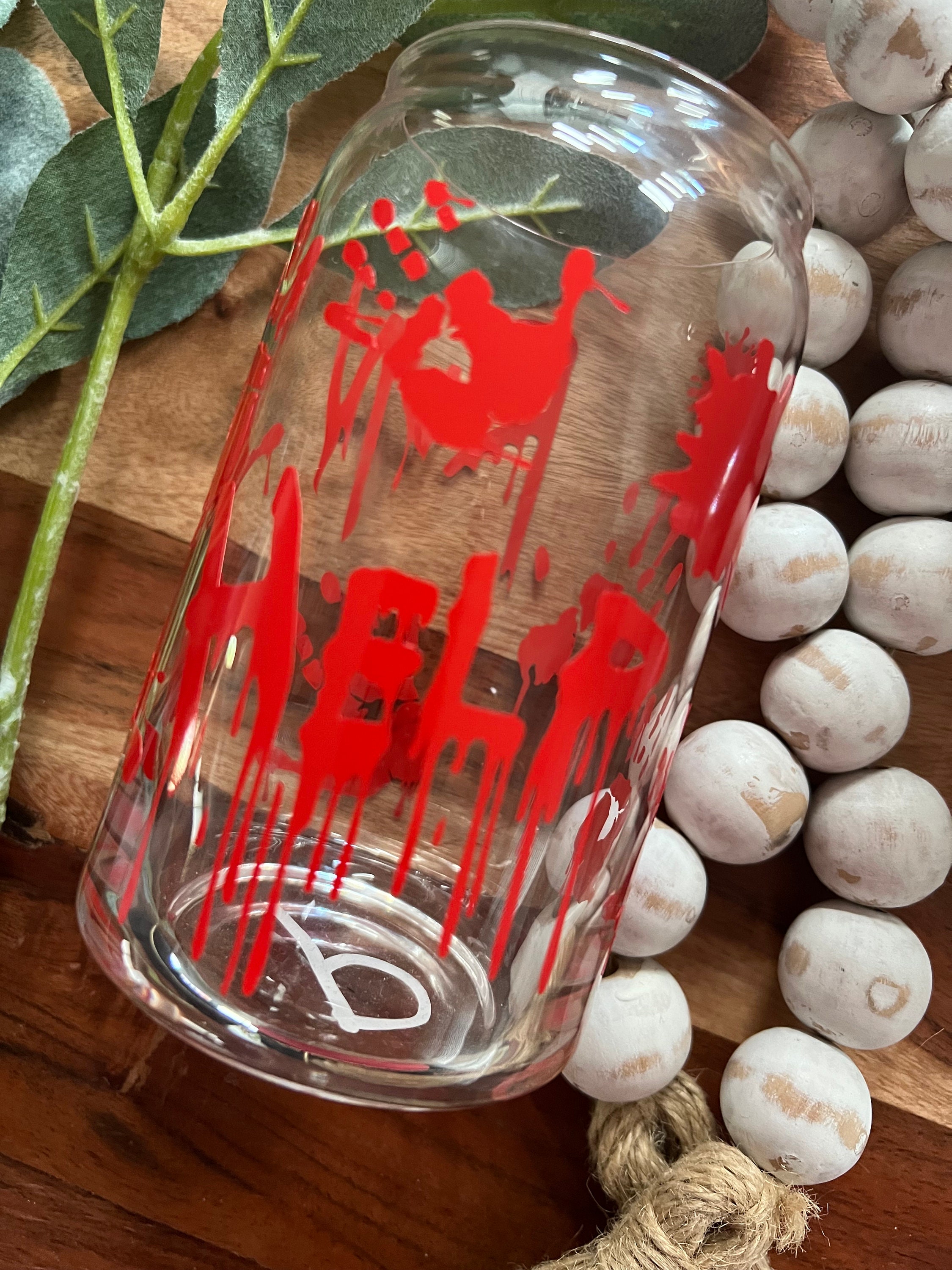 Scary Movie Beer Can Glass | Ghosts | Horror Movie | Can Glass Cup ...
