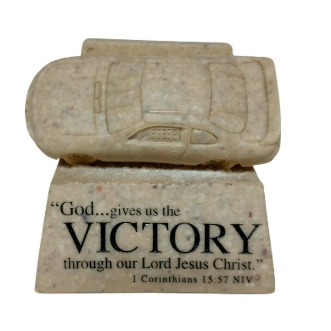 Christian Gift Race Car Paperweight Sculpture 1 Cort 15:57 God - Etsy