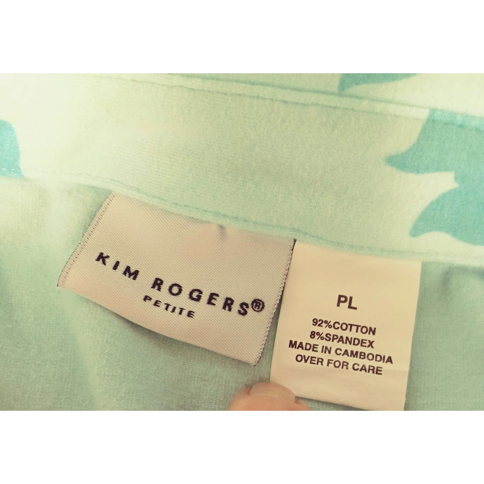 Women's Petite Large Butterfly Lightweight Jacket Blue Tonal ...