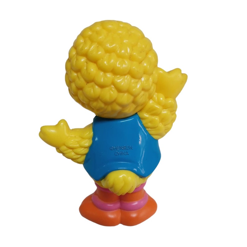 Sesame Street Elmo's Big Bird Cake Topper Toy 3 1996 Waving Jim Henson ...