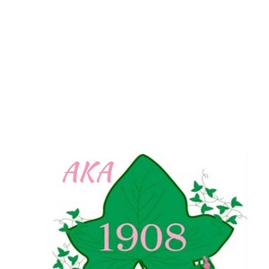 Alpha Kappa Alpha/thank You Card/aka/sorority Note Card/ivy/notecard ...