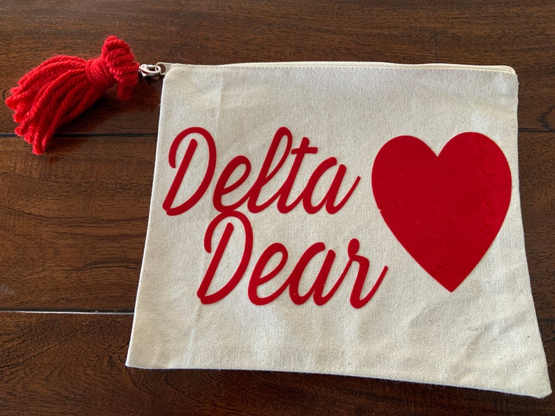 Delta Sigma Theta Gift, Toiletry Bag - Etsy