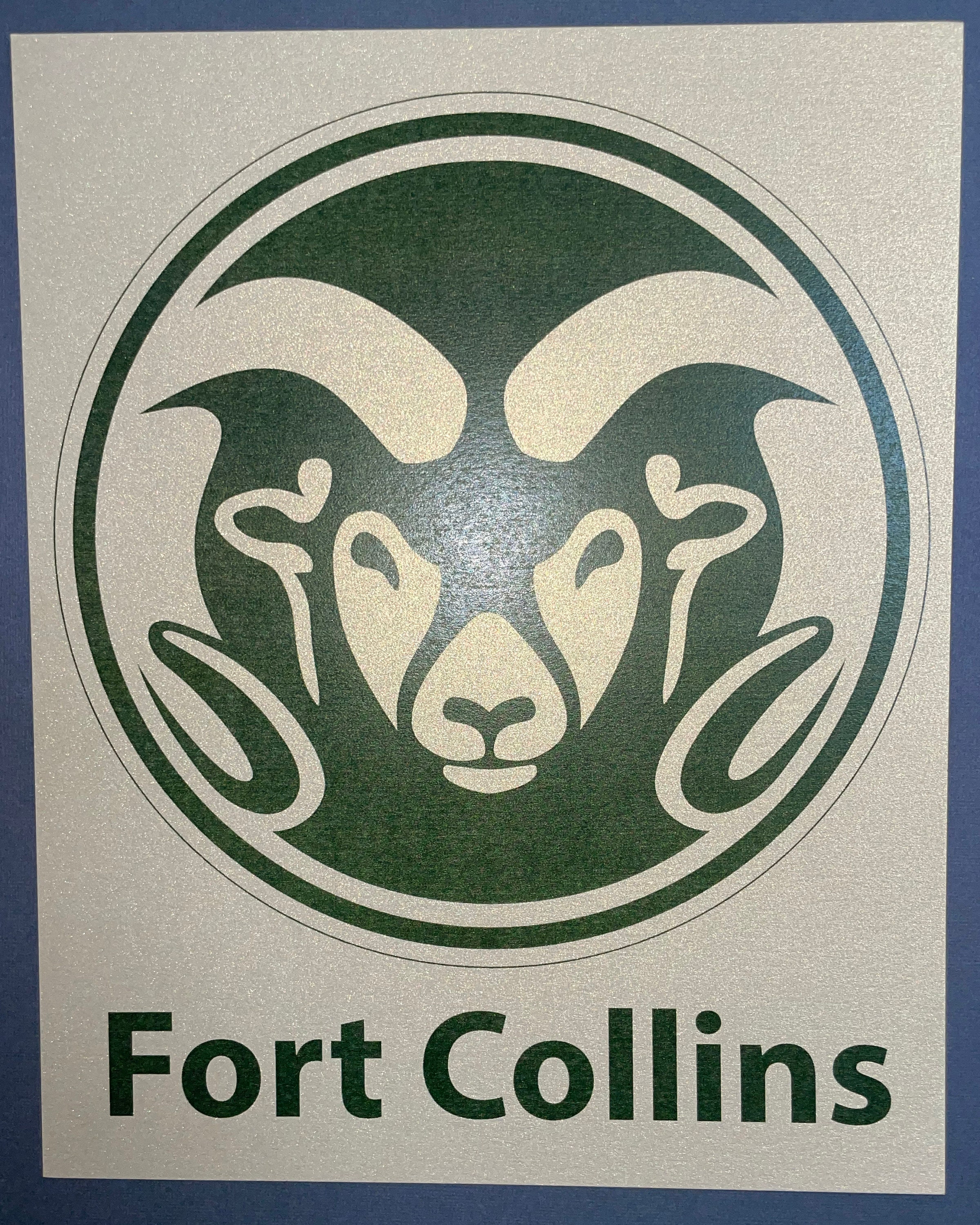 Colorado State Rams Football Fort Collins 8x10 Print CSU - Etsy