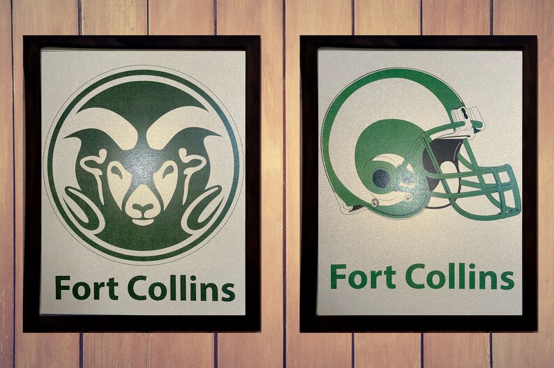 Colorado State Rams Football Fort Collins 8x10 Print CSU - Etsy