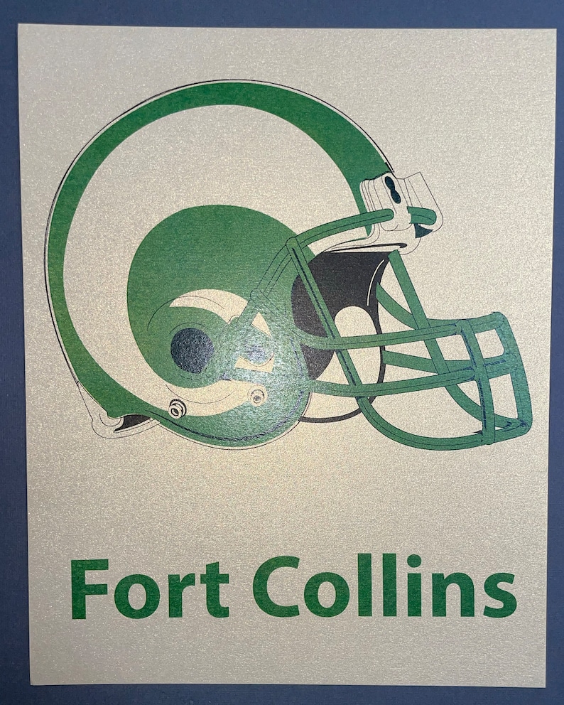 Colorado State Rams Football Fort Collins 8x10 Print CSU - Etsy