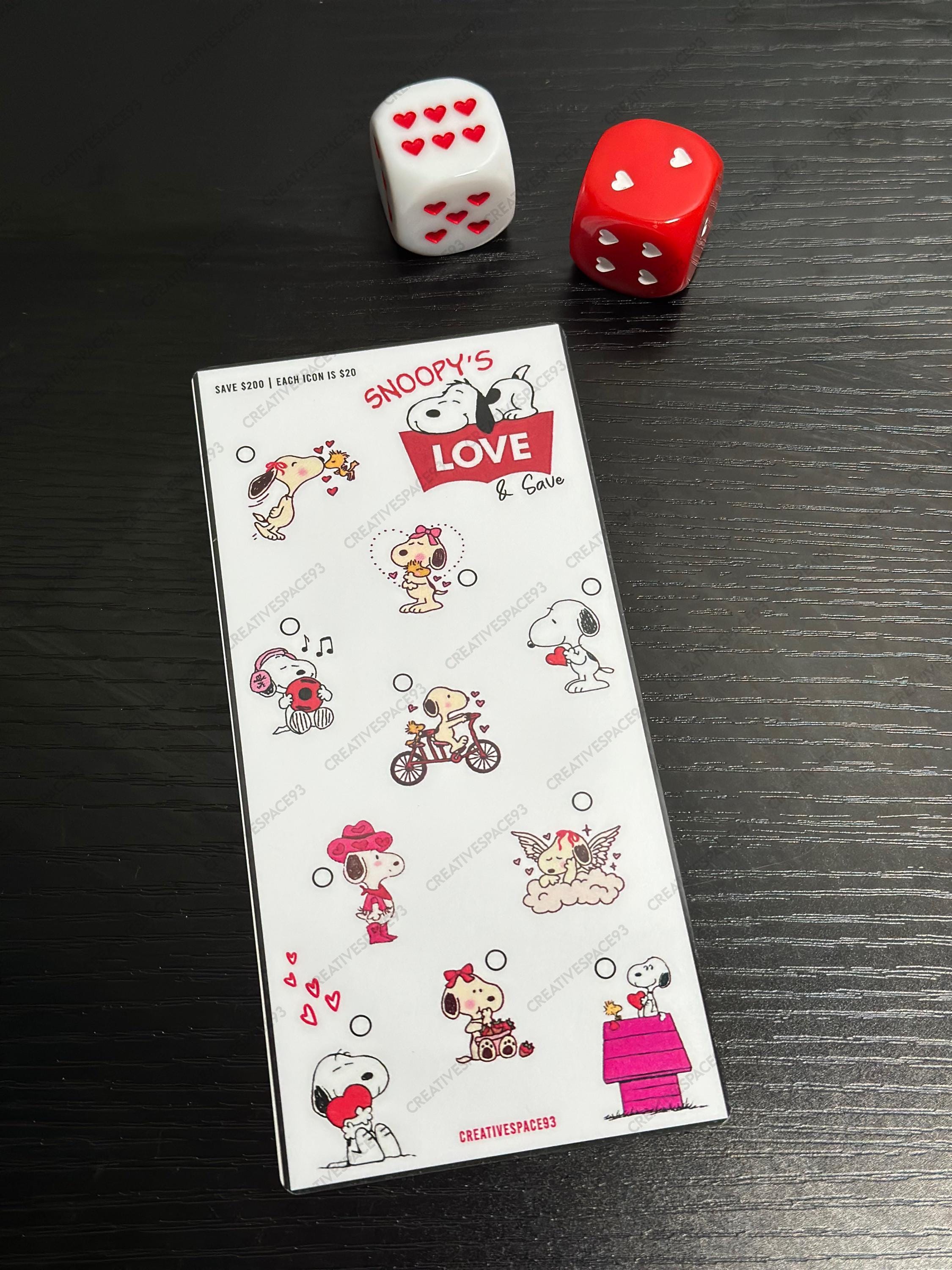 Snoopy’s Heartfelt Savings Tracker | Snoopy Scratch-off | Savings ...