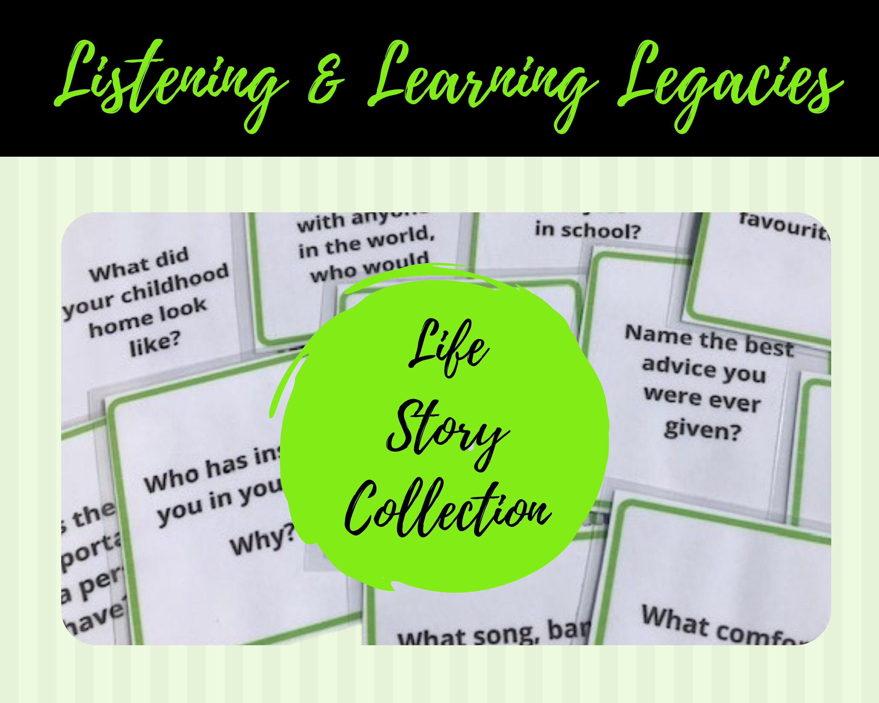 Card Activities, Instant Download, Word Games, Life Story Questions ...