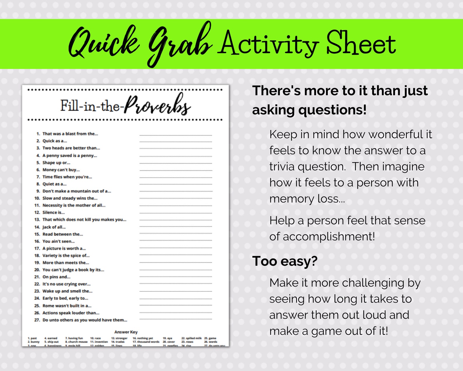 Word Game, Fill in the Blanks, Printable PDF, Instant Download, Cut Out ...