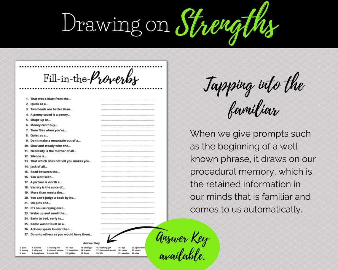 Downloadable and Printable Dementia Activity Pages - Etsy