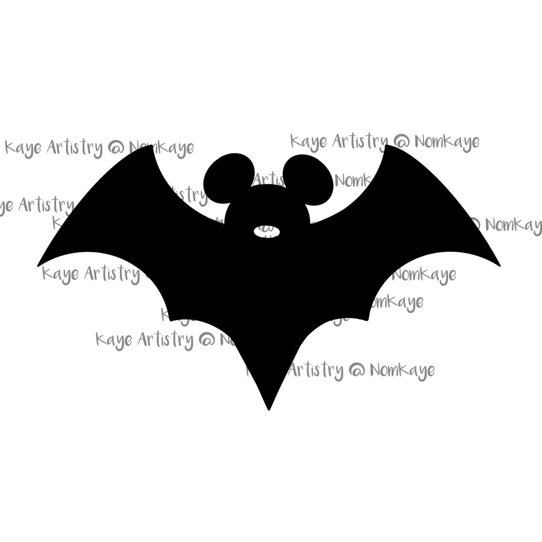 Mickey Bat PNG - Etsy