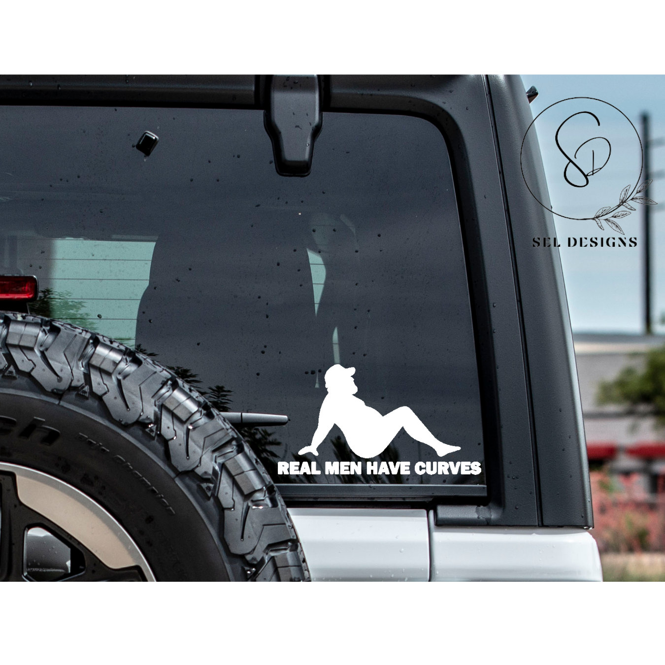 Real Men Have Curves Decal Sticker - Etsy