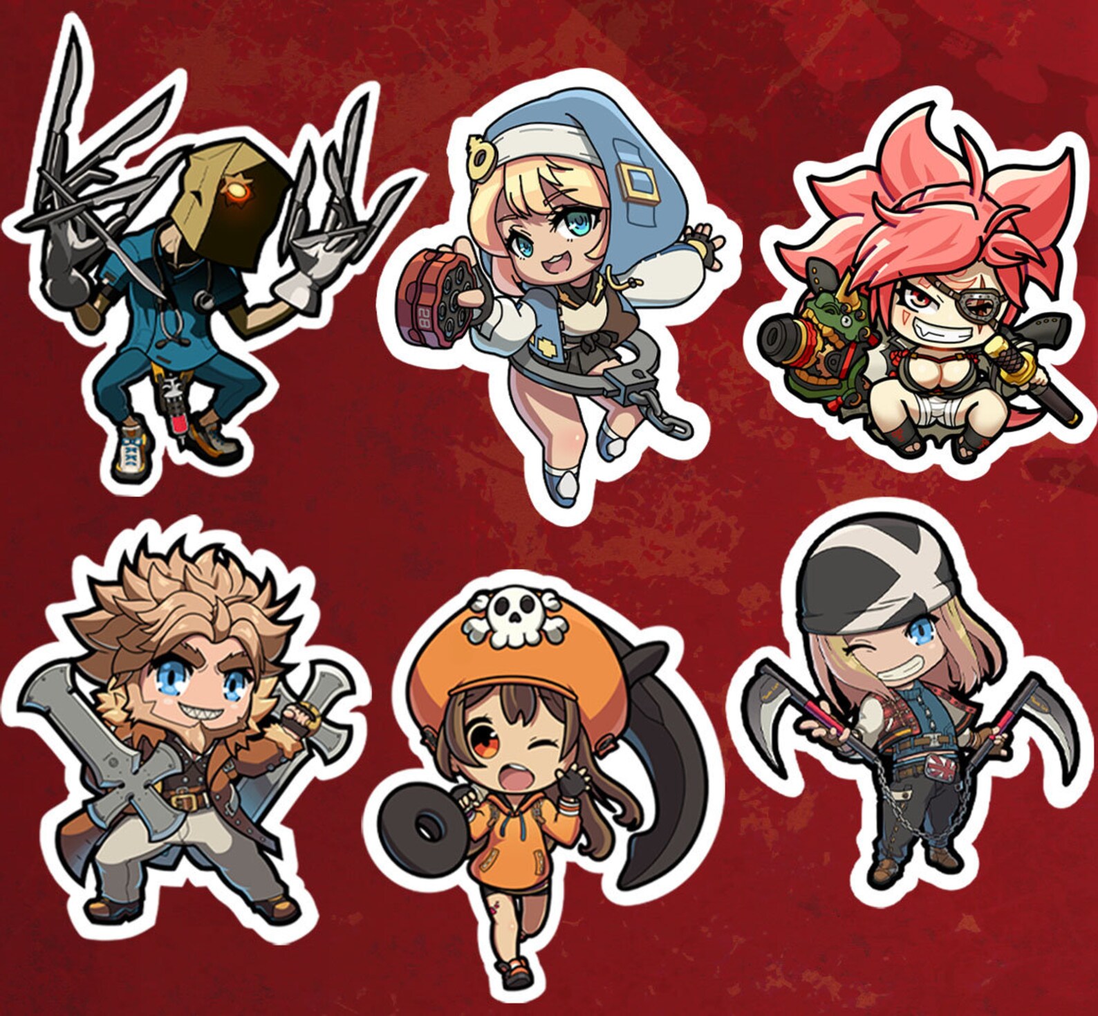 Guilty Gear Strive Stickers Baiken Chibi - Etsy Australia