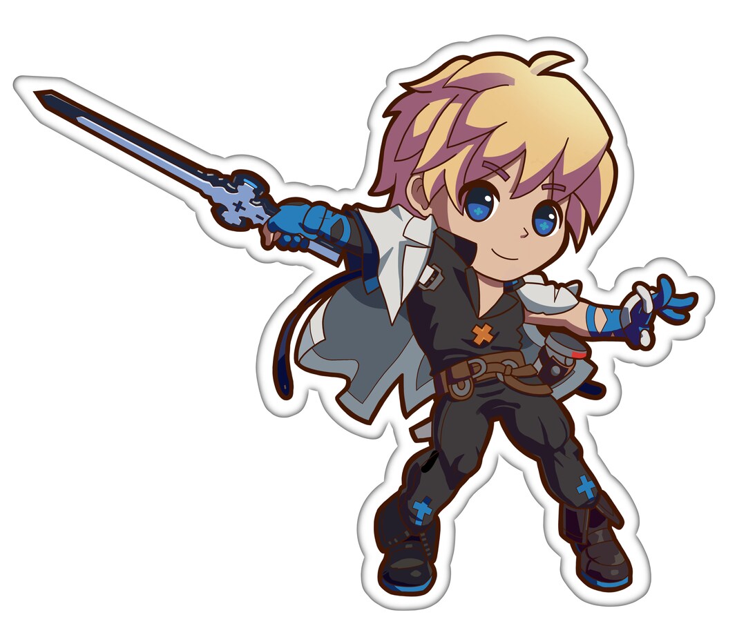 Guilty Gear Strive Stickers Ky Kiske Chibi - Etsy