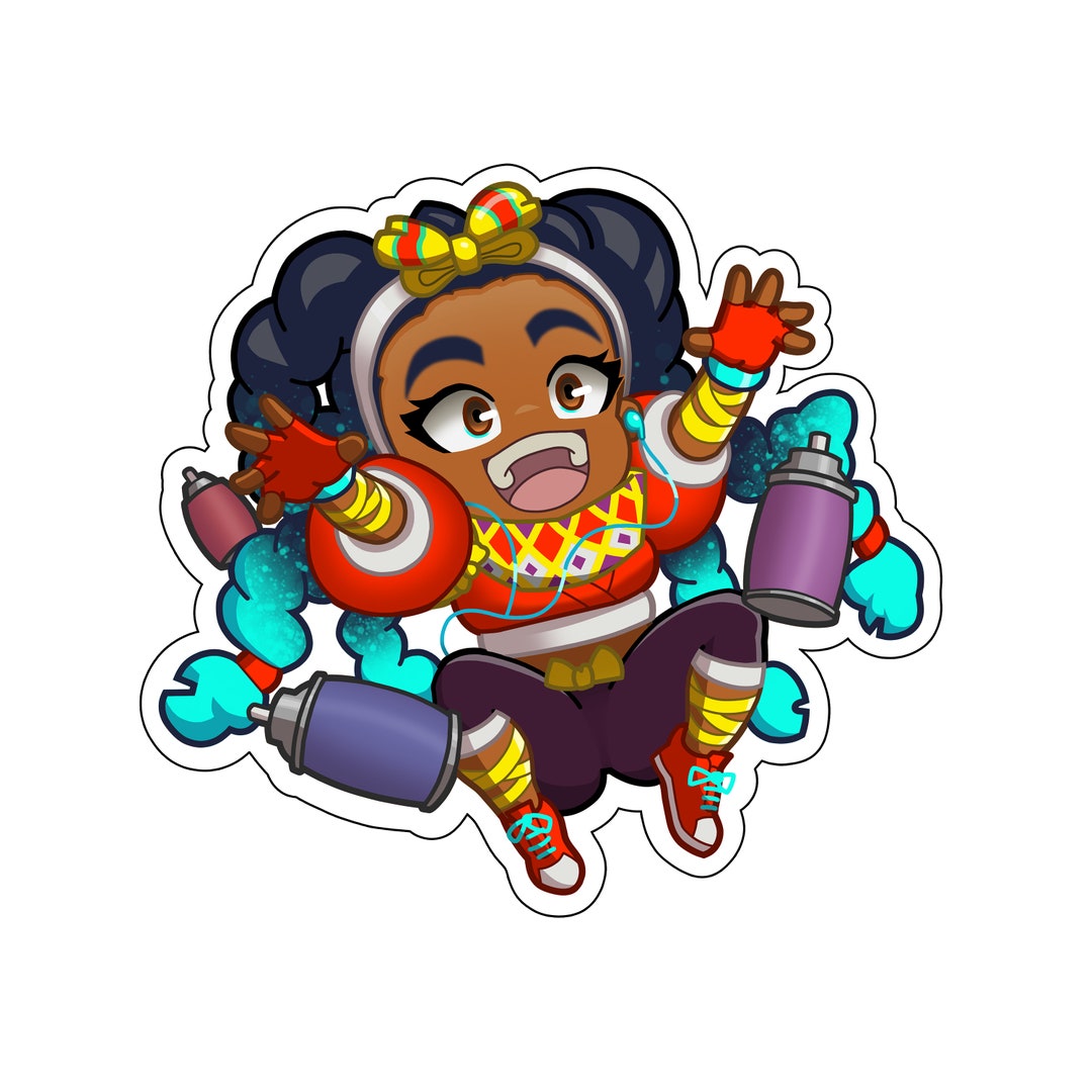 Street Fighter Stickers Kimberly SF6 Chibi - Etsy