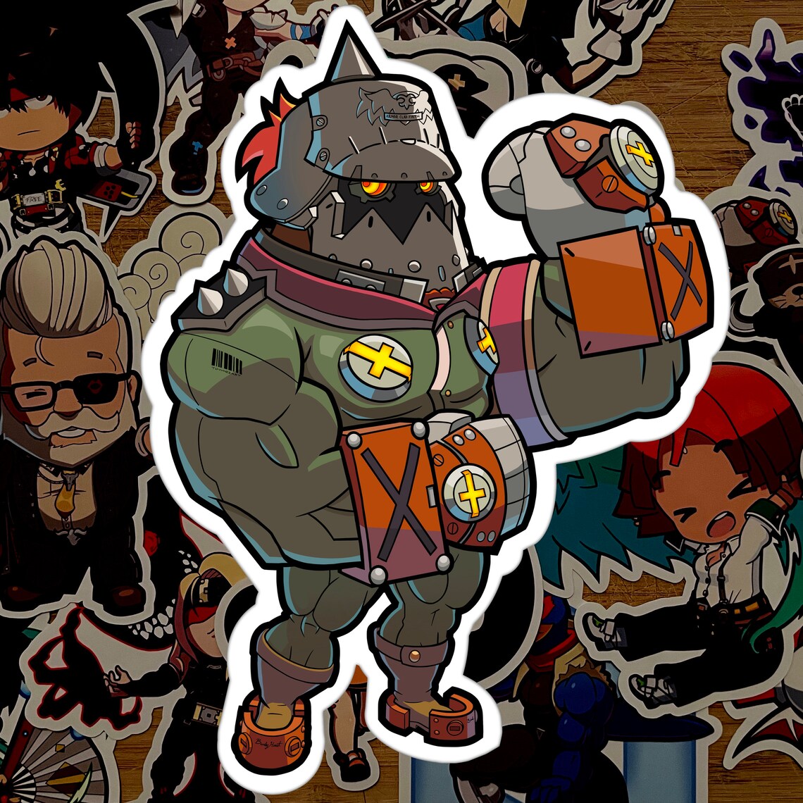 Guilty Gear Strive Stickers Potemkin Chibi - Etsy