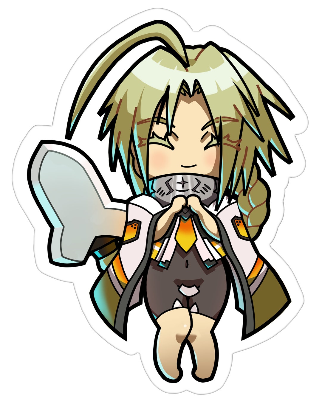 Blazblue Stickers Lambda-11 Chibi - Etsy