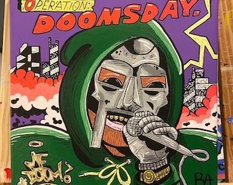 Mf Doom Painting | Etsy