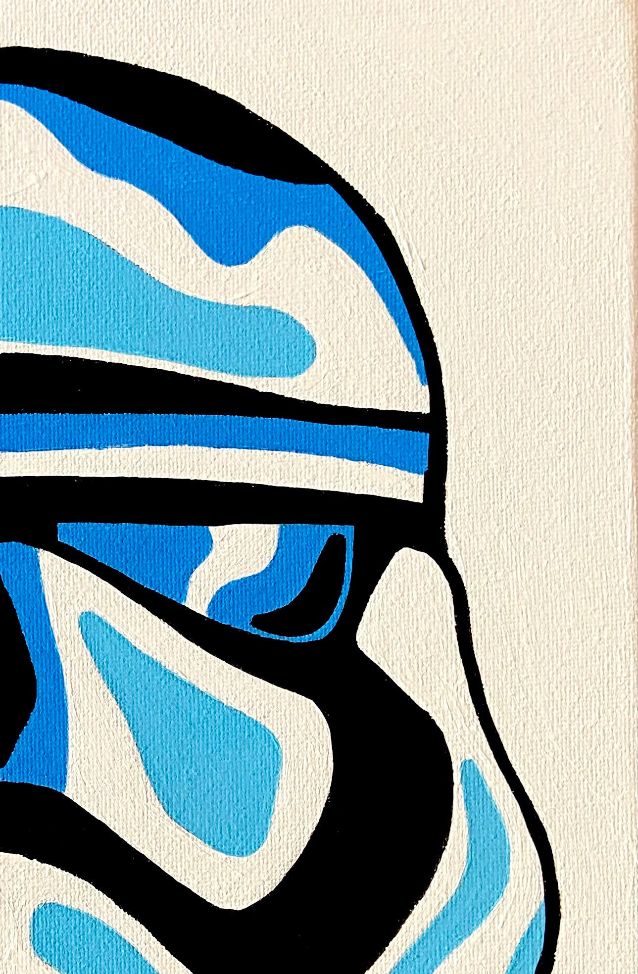 Blue Clone Trooper Original Star Wars Painting - Etsy