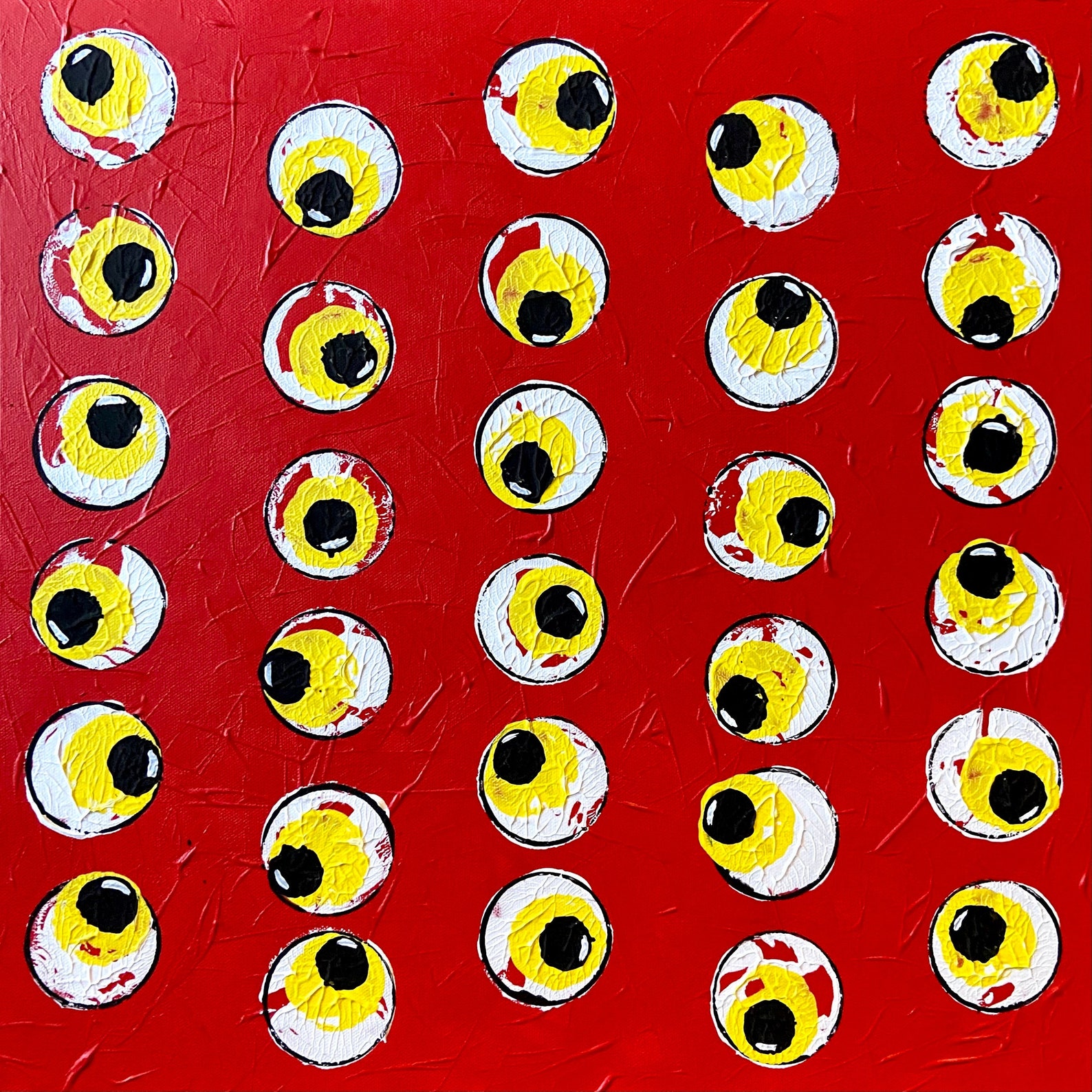 Eye Pattern Orignal Painting - Etsy