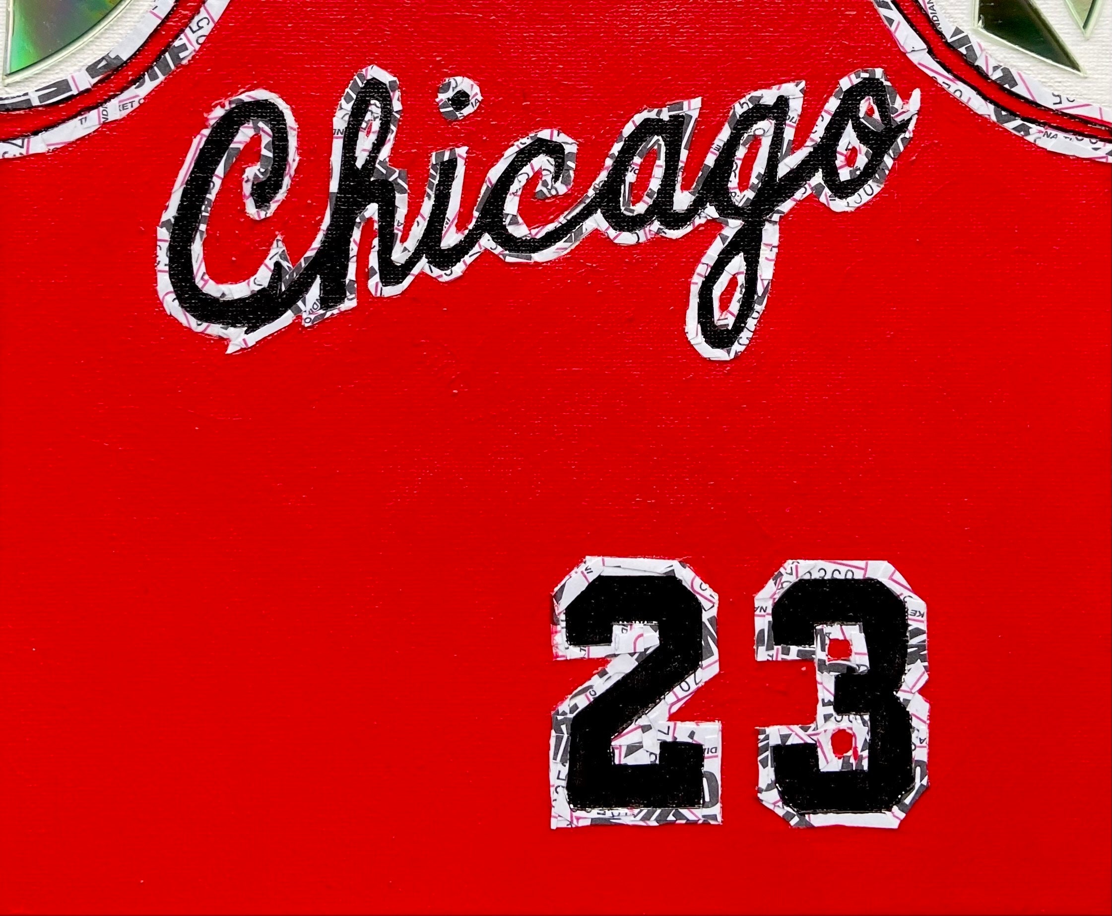 Shattered Chicago 23 Original Pop Art Painting - Etsy