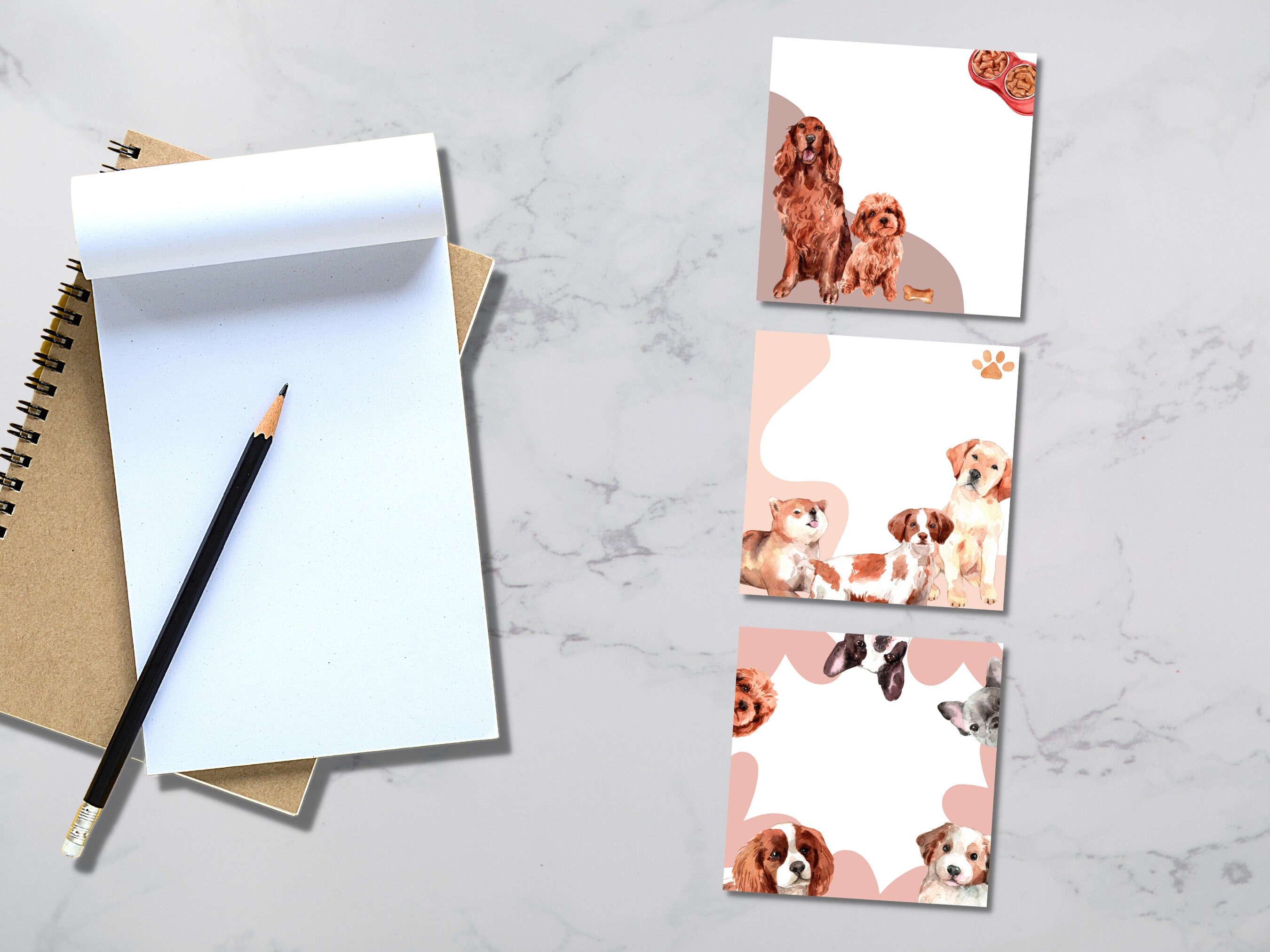 Printable Memo Pad, Printable Memo Sheets, Digital Download, Journal ...