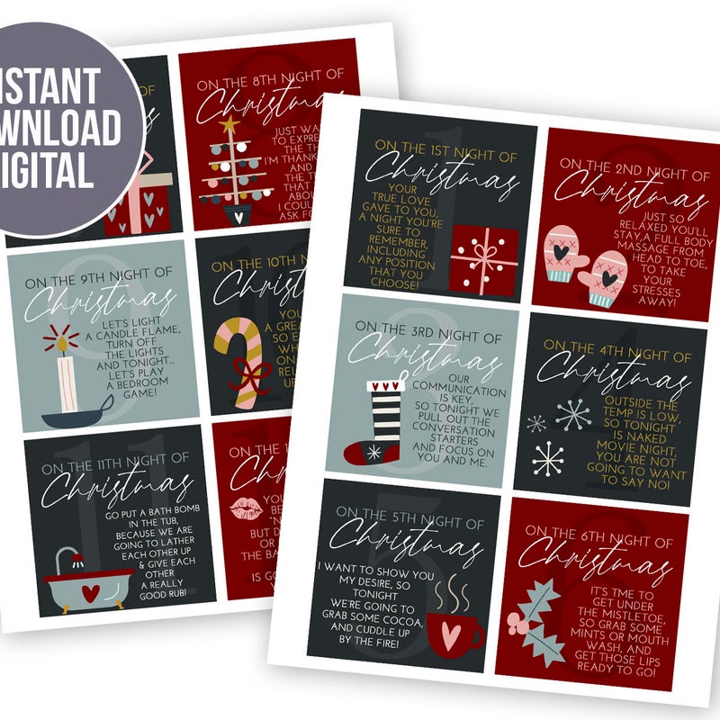 12 Days of Christmas - Etsy