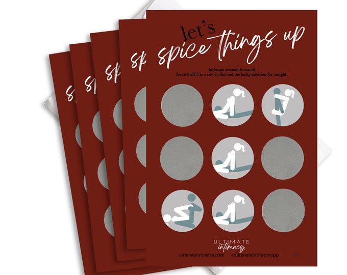 Scratch Off Oral Sex Position Cards Scratch Off Game Cards Oral Sex