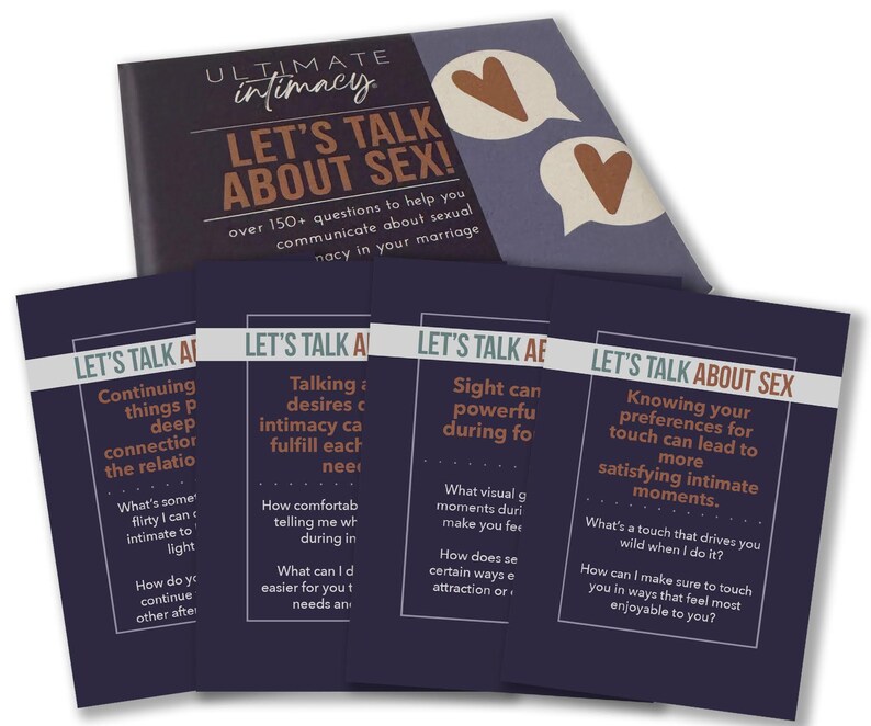 Let's Talk About Sex Cards, Sexual Intimacy, Sex Games, Communication ...