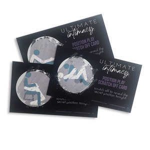Scratch off Sex Position Cards, Scratch off Game Cards, Oral Sex Cards ...