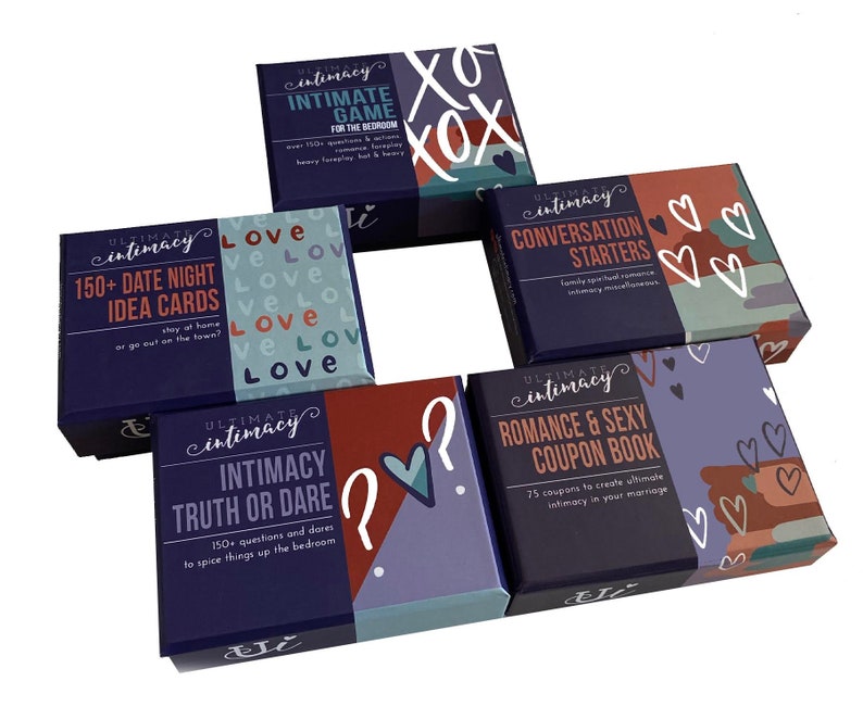 Ultimate Intimacy Card Deck Pack of 5, Romance and Sexy Coupons, Truth ...