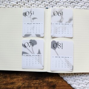 2024 Neutral Calendar/ 2024 at A Glance Calendar/ 2024 Mini Calendar ...