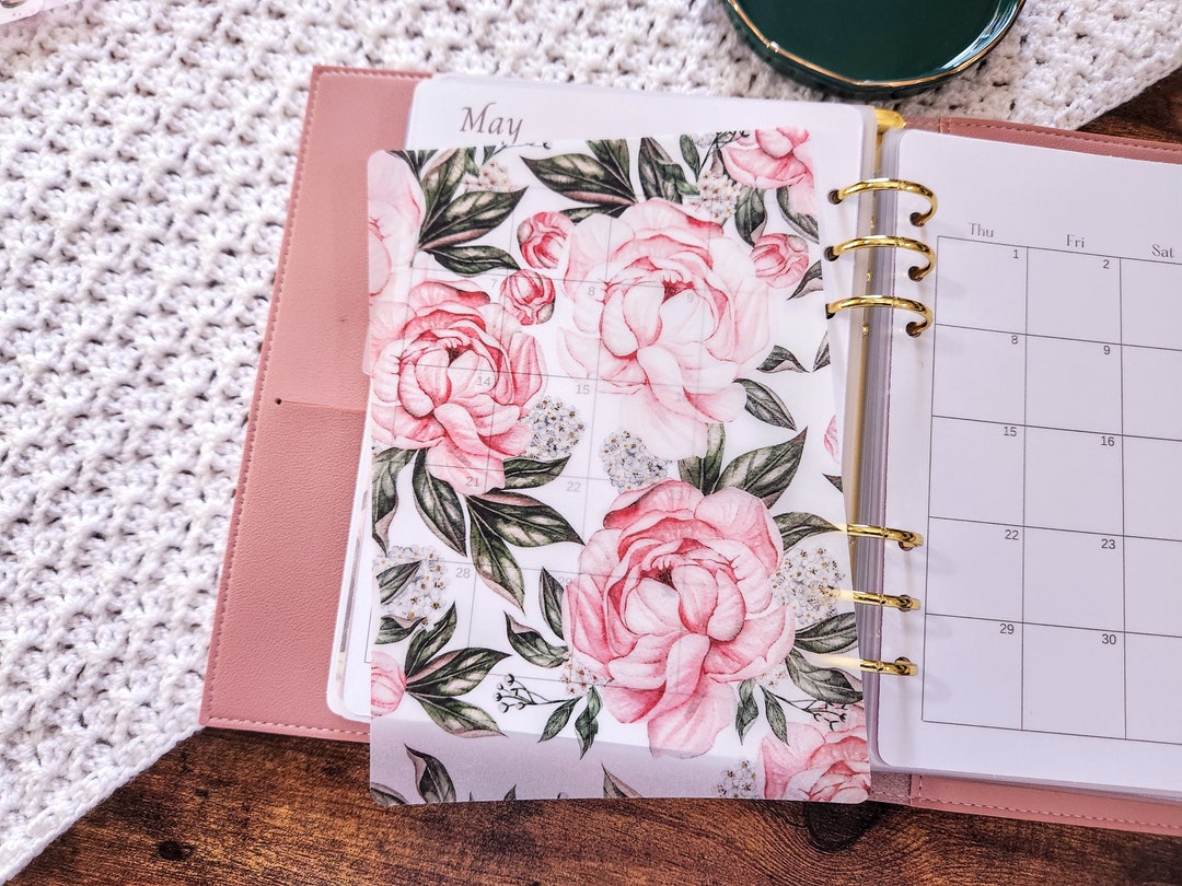 Planner Inserts/ Planner Dashboard/ Flower Theme Inserts/ Decorative ...