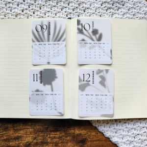2024 Neutral Calendar/ 2024 at A Glance Calendar/ 2024 Mini Calendar ...