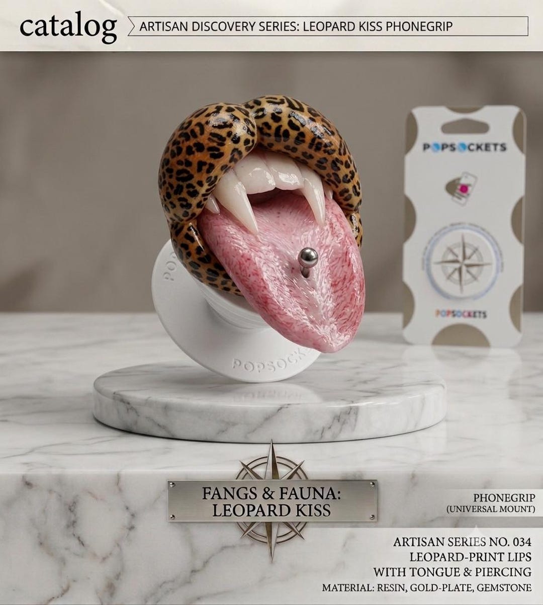 Leopard Lips Magsafe Phone Grip - Etsy