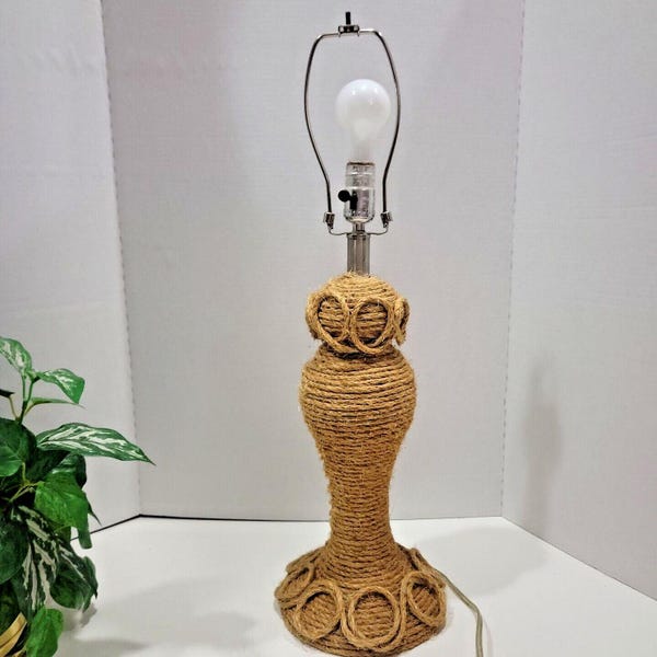 Rope Lamp - Etsy