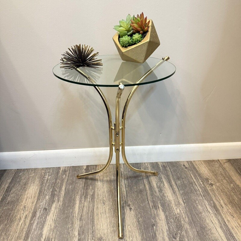 Gold Side Table - Etsy