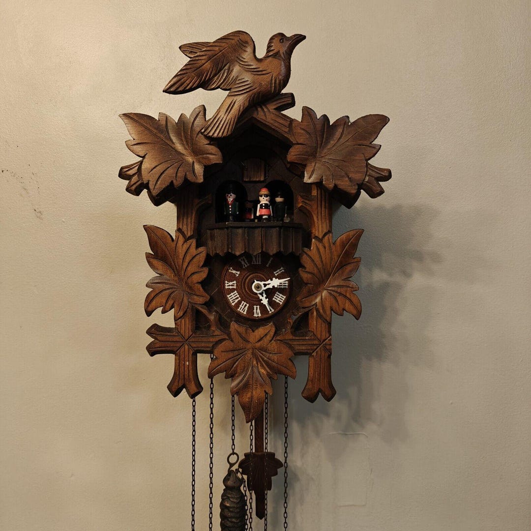 Vintage Black Forest Regula Cuckoo Clock W/swiss Reuge Musical Movement ...