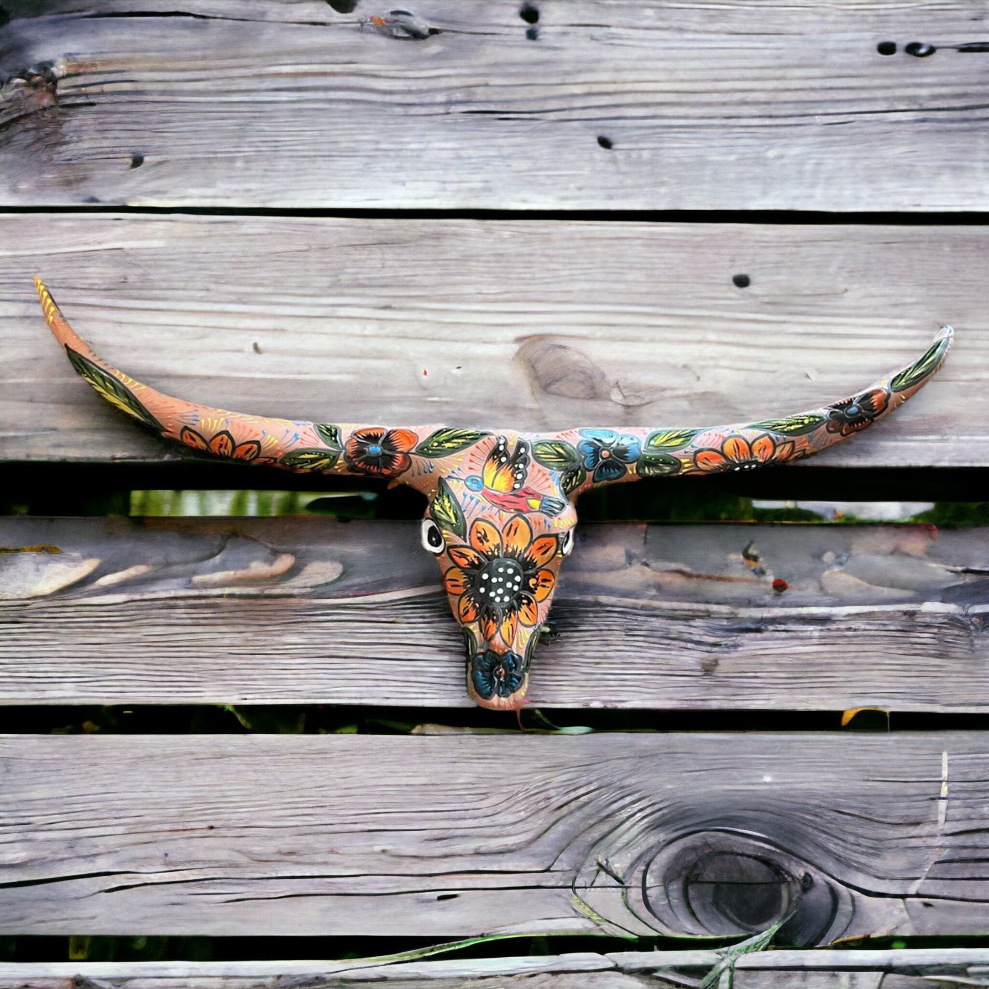 Longhorn Skull Painting