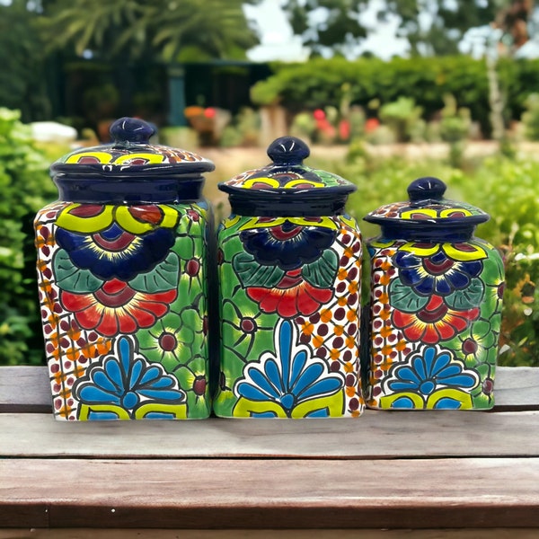 Canister Set Mexican - Etsy