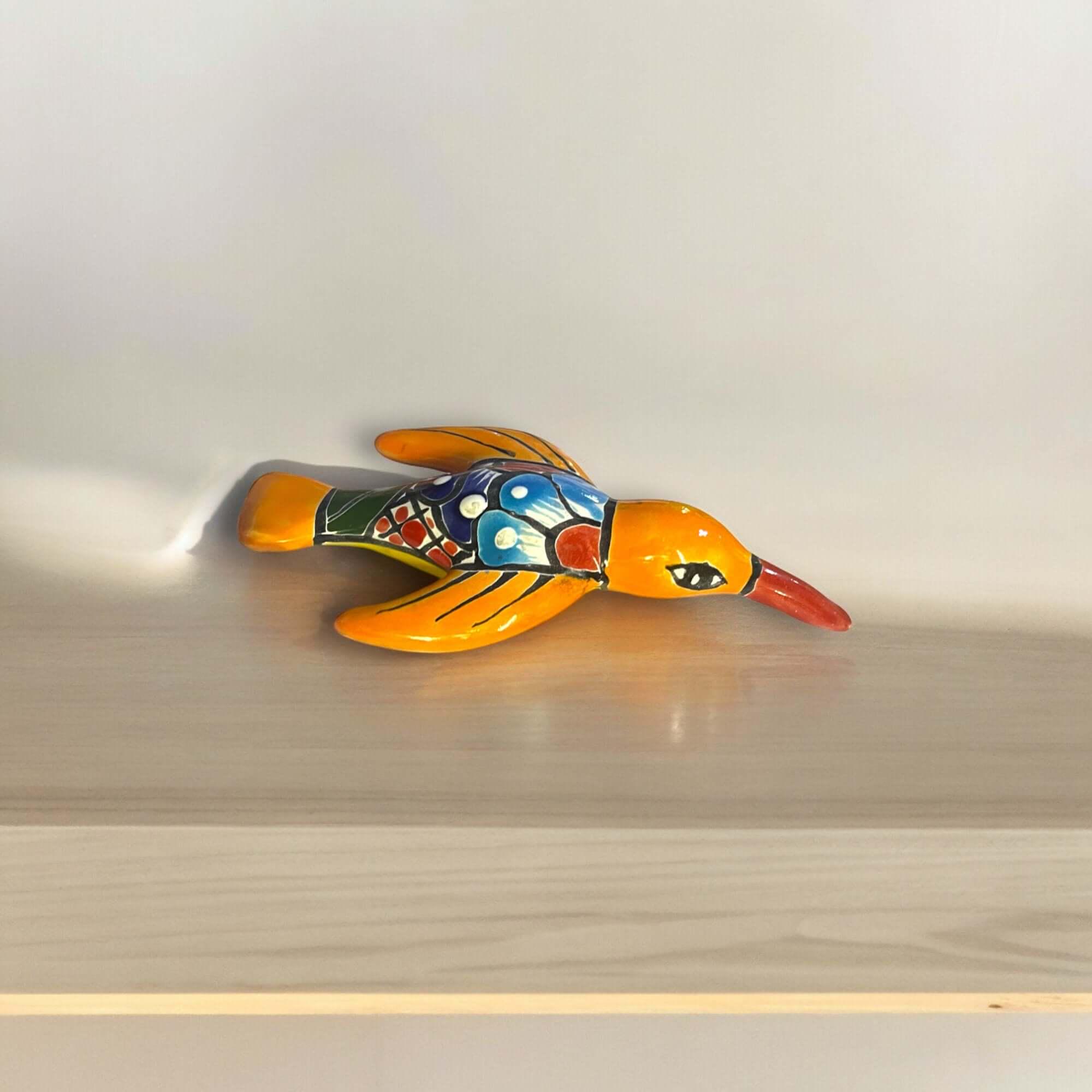 Talavera Hummingbird Wall Art | Mexican Hand-painted Bird Decor - Etsy