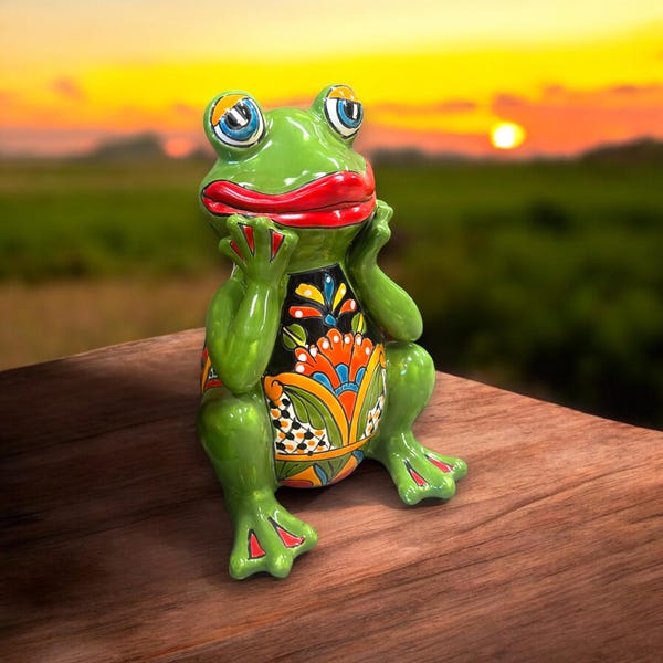 Talavera Frog - Etsy