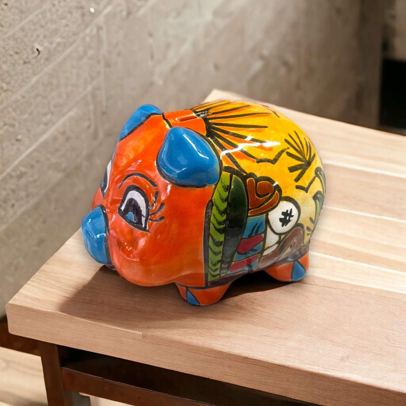 Talavera Pig - Etsy