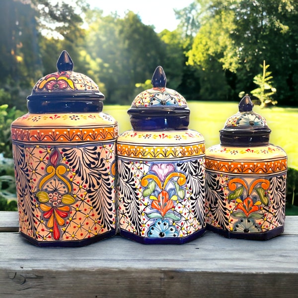 Canister Set Mexican - Etsy