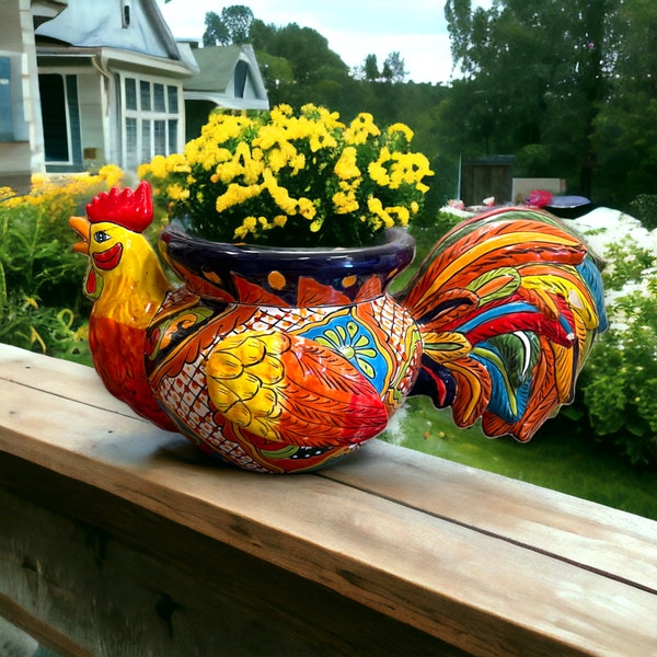 Rooster Planter - Etsy