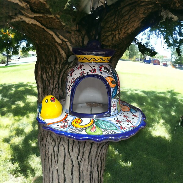 Ceramic Bird House - Etsy