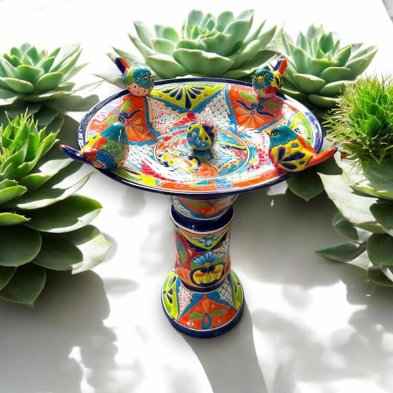Small Mexican Pottery Birds - Etsy