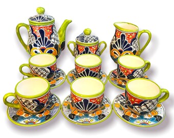 Talavera Tea Set - Etsy
