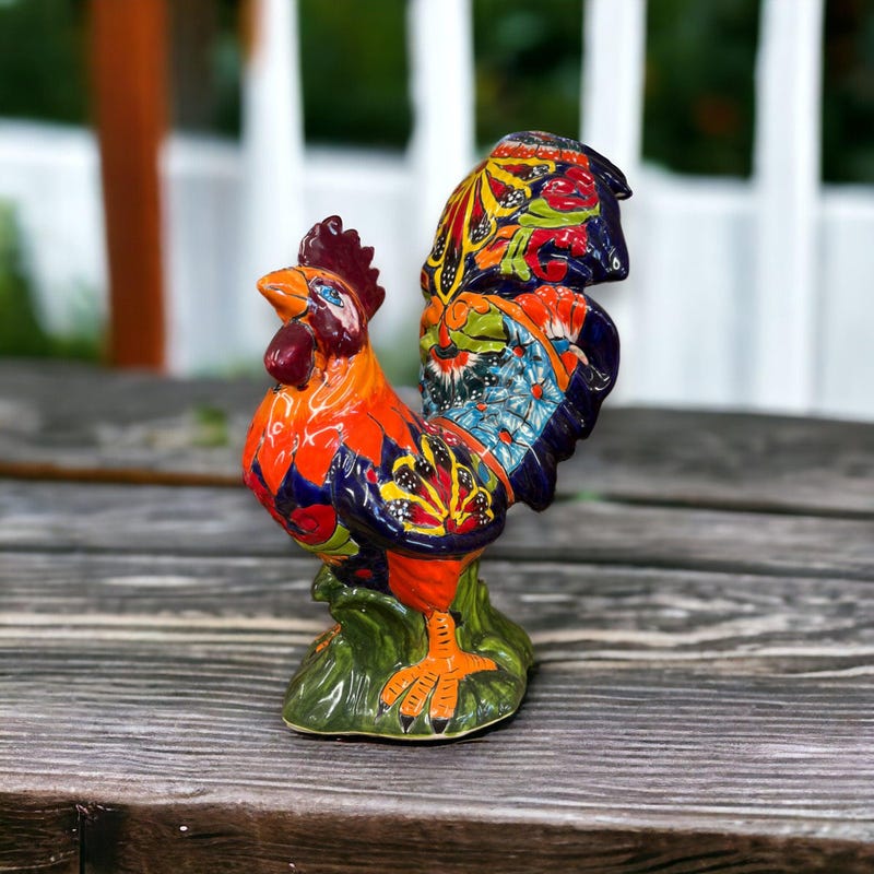 Rooster Statue - Etsy