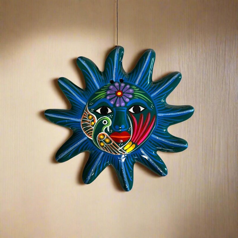 Folk Art Sun - Etsy
