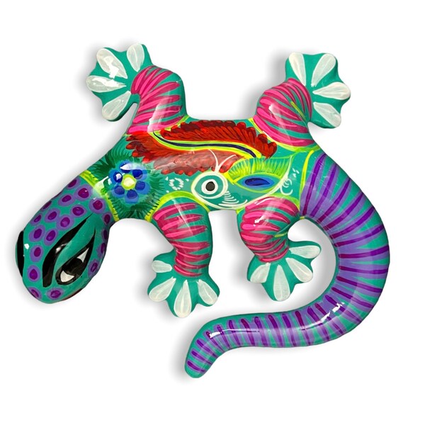 Painted Lizard - Etsy